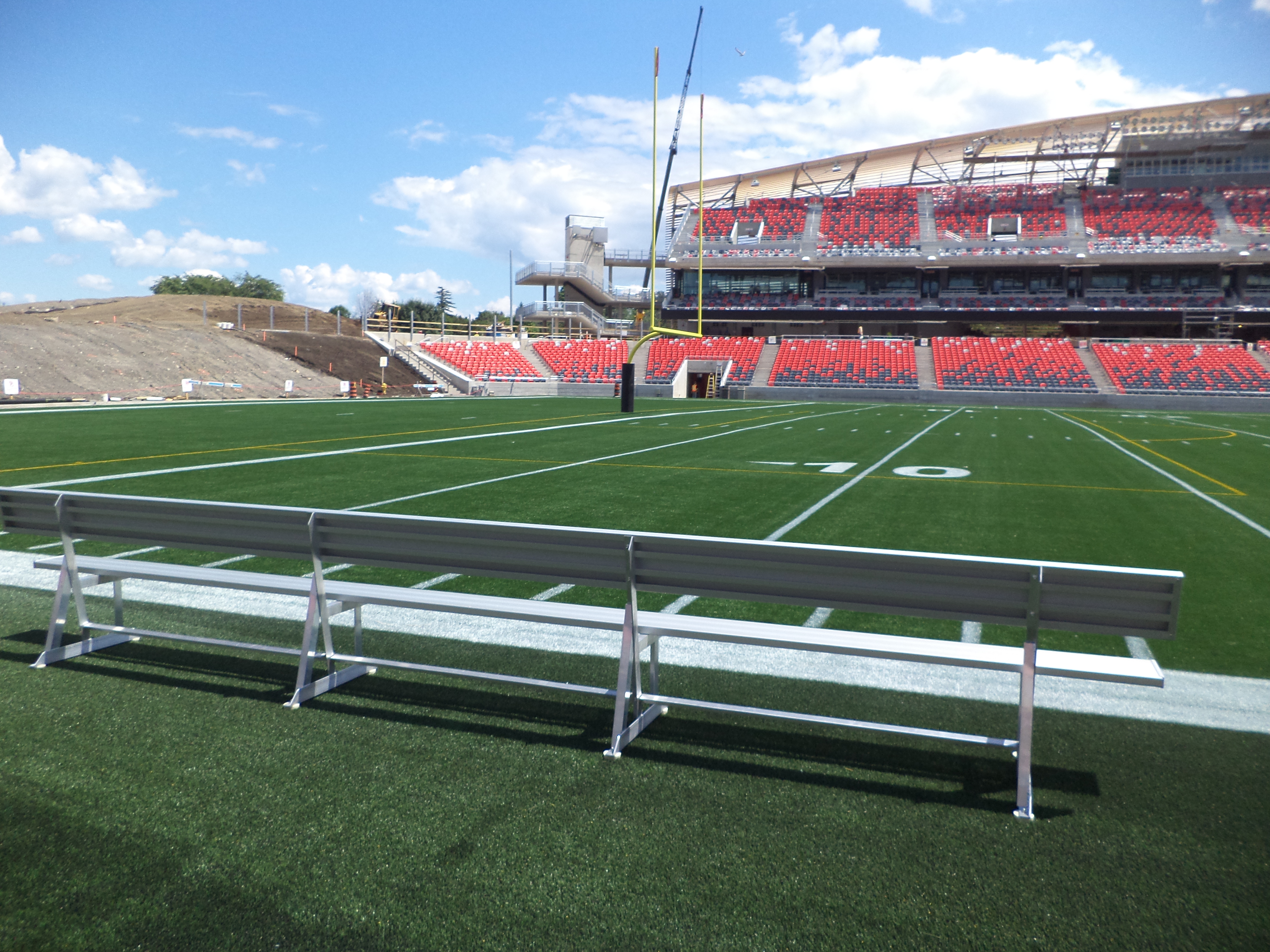 We Equip The Ottawa REDBLACKS With New Player's Benches