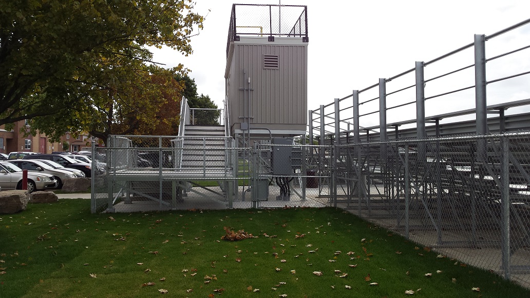 Sport Systems Designs & Installs a Custom Press Box for St. Jean de ...