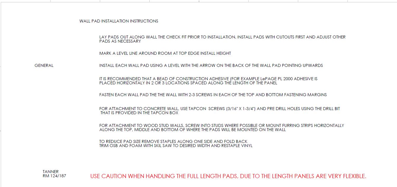 Delivering Detailed Drawings for Your Padded Room Design