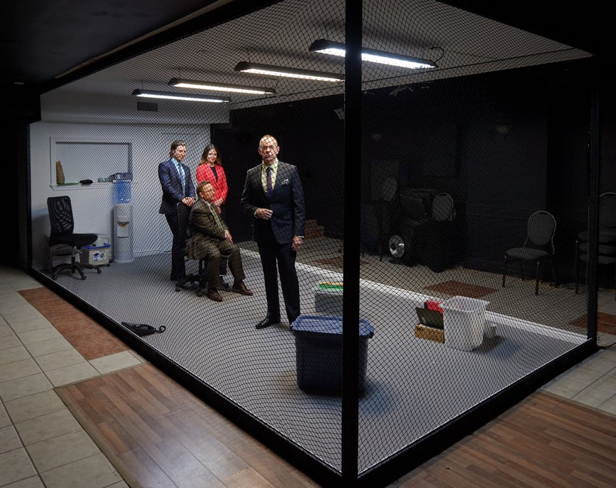 A Residential Rink Kit Transforms a Stage into a Boxing Ring for ...