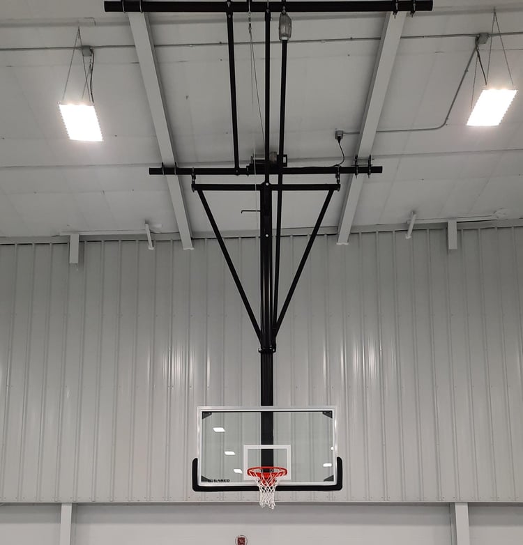 New Ceiling-Suspended Basketball Systems for the Thorndale Lions ...