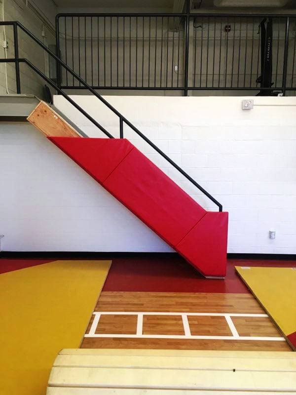 Specialized Padding for Storage Units and Stairwell for Crestwood HS