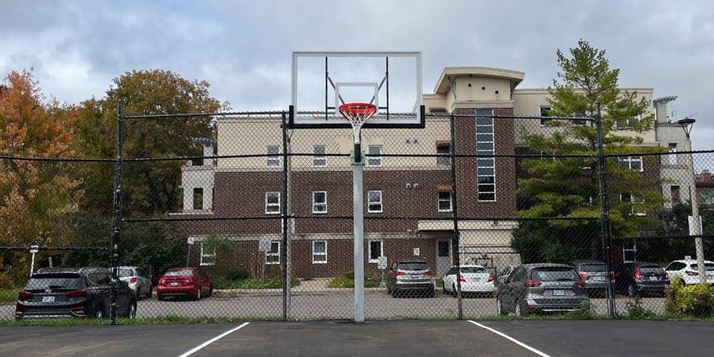 Strathcona Heights Receives New Basketball Unit