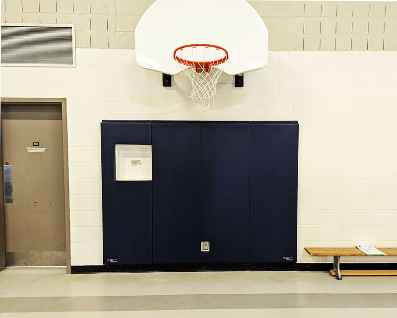 Custom Gym Wall Padding for St. Anne Catholic School