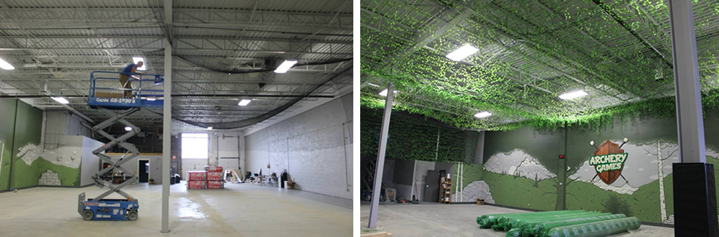 Netting and Pole Padding for Ottawa’s First Archery Tag Facility