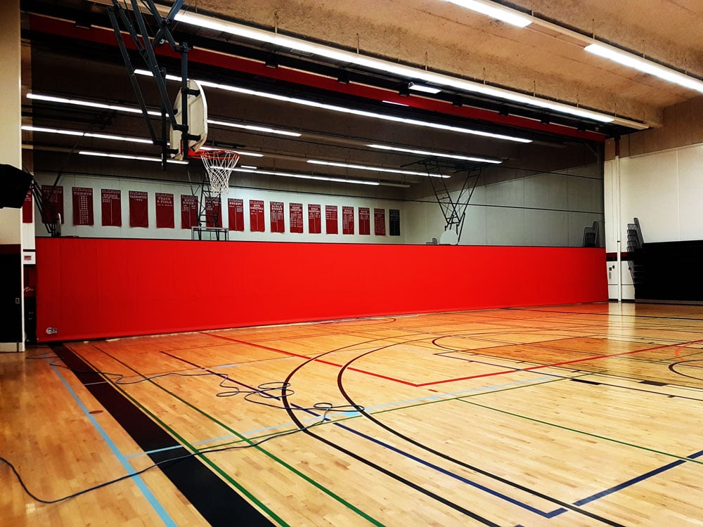 An Upgraded Gym Divider for Bayside Secondary School