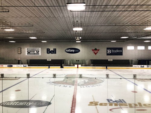 New Arena Safety Netting for the Bell Sensplex