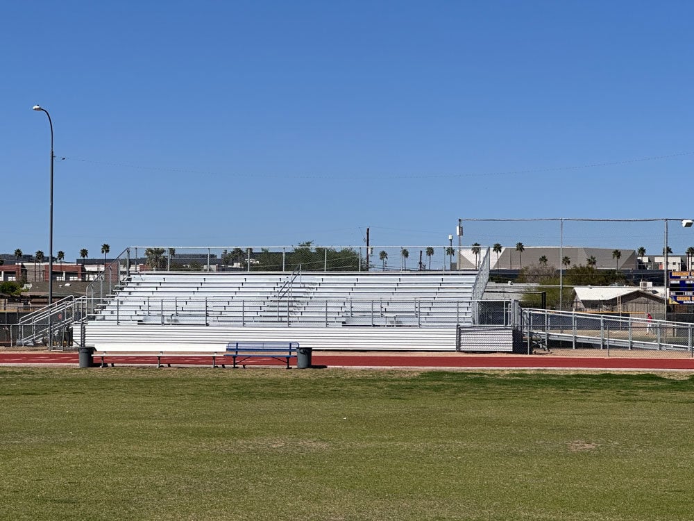 Code Compliant Grandstand Seating for Bourgade Catholic High School