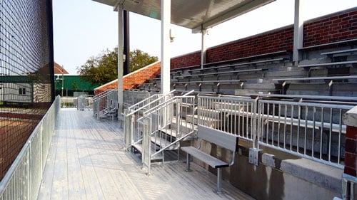 Custom Grandstand Improvements for Errol Russel Park