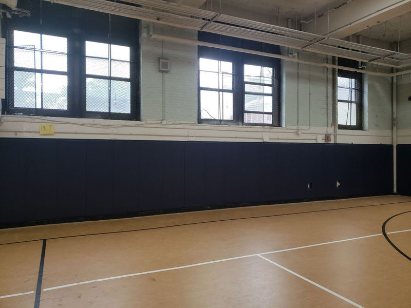 Complete Gym Wall Padding for Franklin Elementary School in Newark