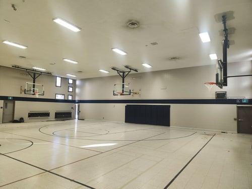 New Ceiling-Suspended Basketball Systems for the Heron Road Community ...