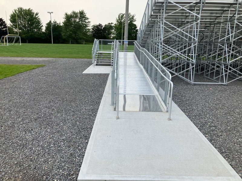 Grandstand Seating for Loyalist College and the Quinte Skyhawks