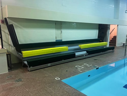 New Pool Bleachers for Simonds High School