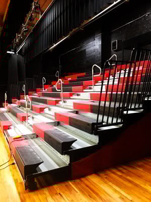 New Retractable Bleachers for the Anselmo-Merna Public School