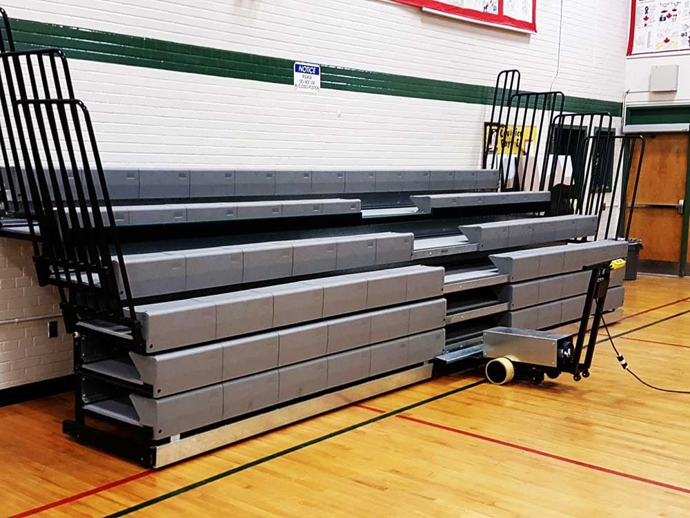 A Motorized Solution for Non-Motorized Retractable Bleachers