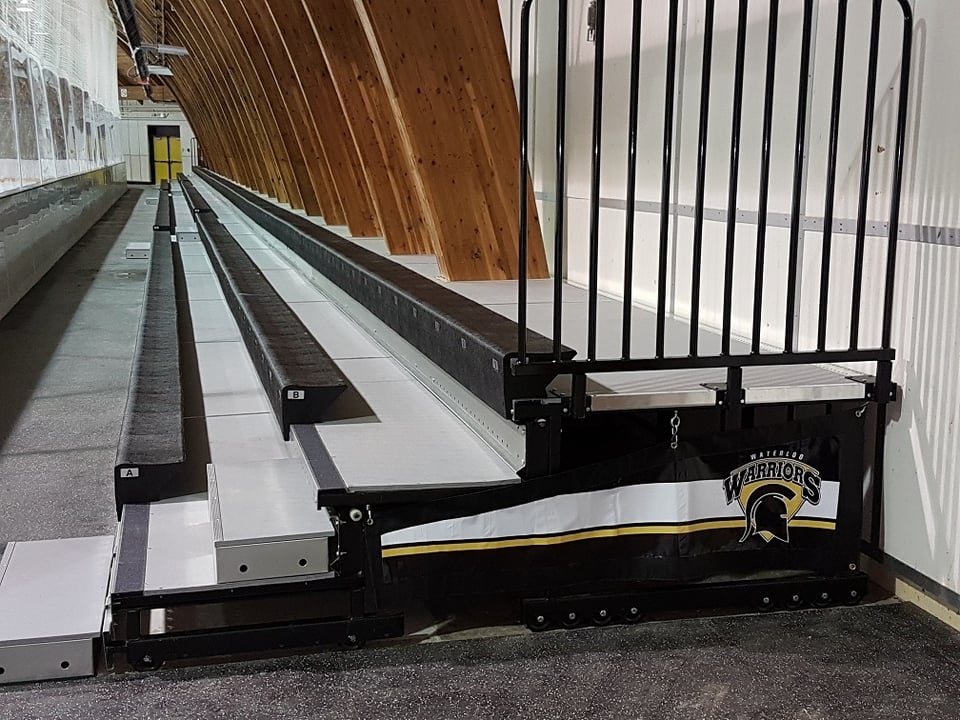 Arena Bleachers for the University of Waterloo