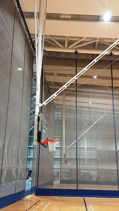 Innovative Ceiling-Suspended Basketball Systems for the Abilities Centre