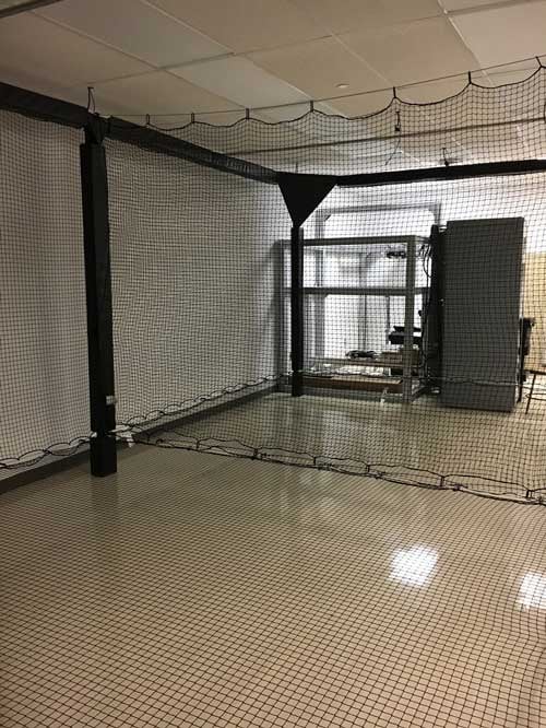A Completely Enclosed Drone Testing Area for École de Technologie ...