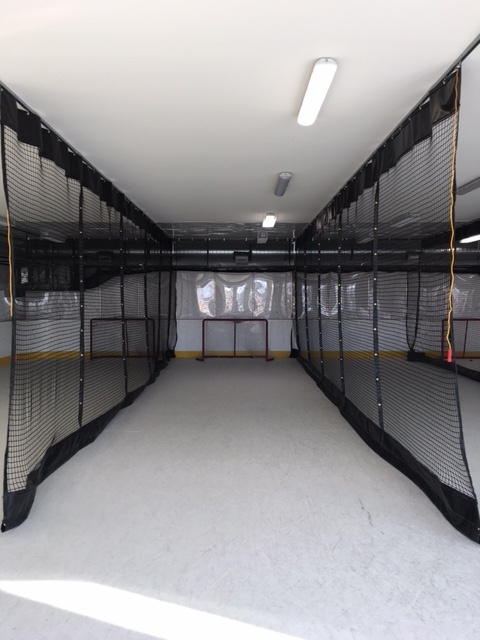 Unique Shooting Lane Divider Netting for Athol Murray College of Notre Dame
