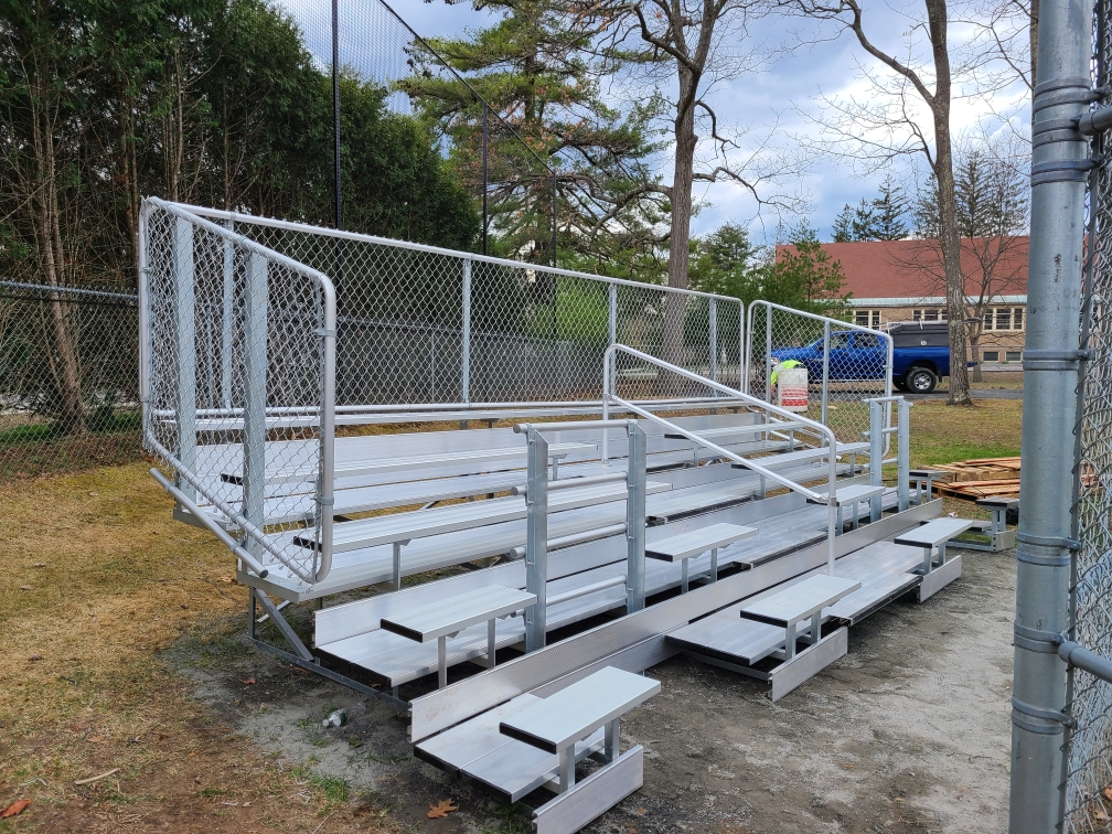 New ADA Accessible Bleachers for Keene High School New Hampshire