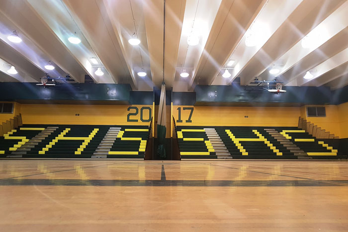 Motorized Retractable Bleachers for Simonds High School