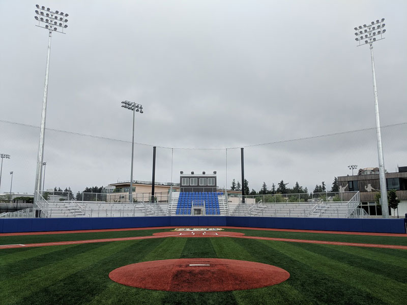 University of British Columbia Thunderbirds Park Grandstand & Padding