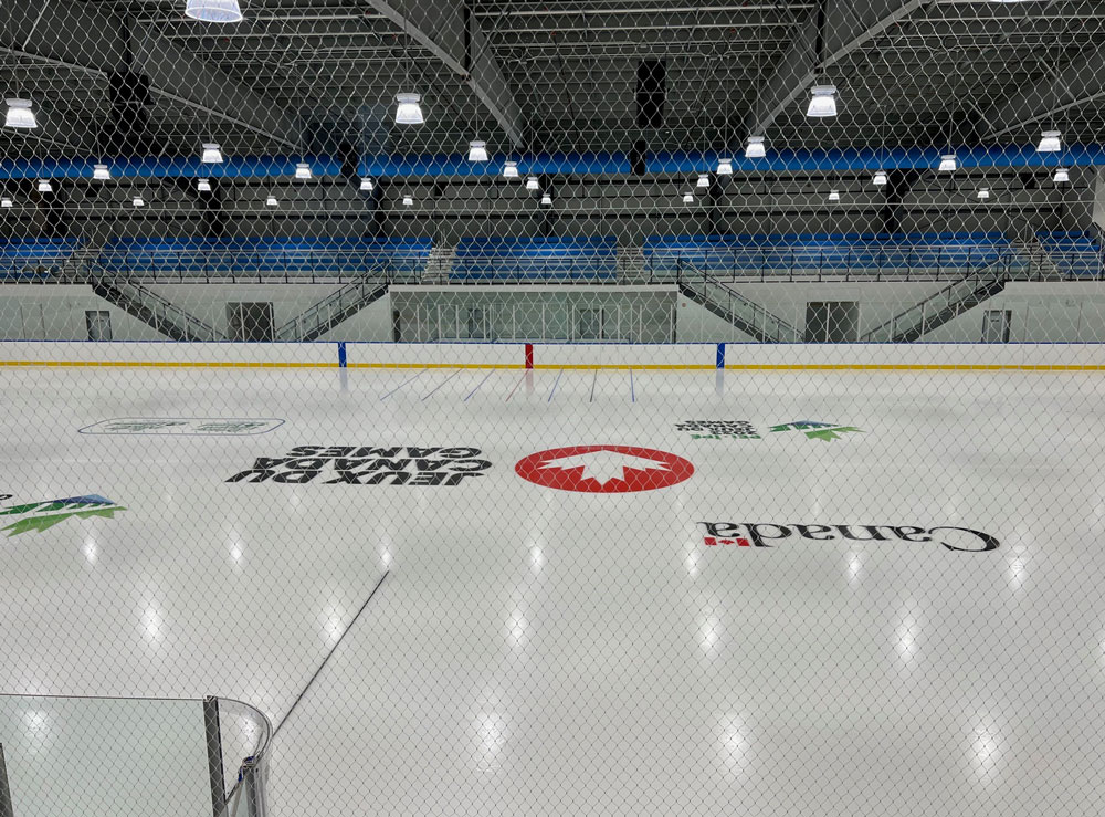 New Arena Bleachers for the Eliyahu Wellness Centre Canada Games Place
