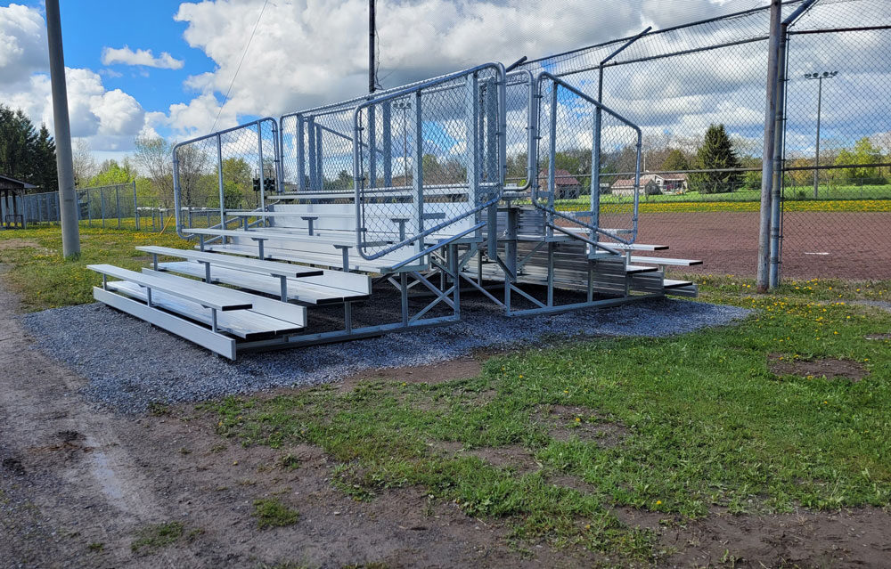 Back-to-Back Bleachers at Bowes Ball Park