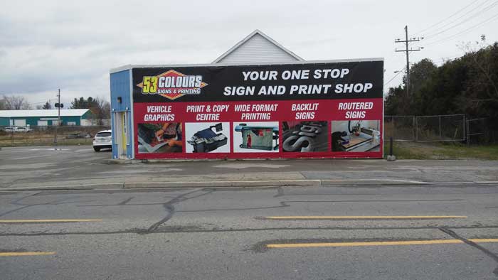 Massive Welded Vinyl Banners for Our Partners at 53 Colours