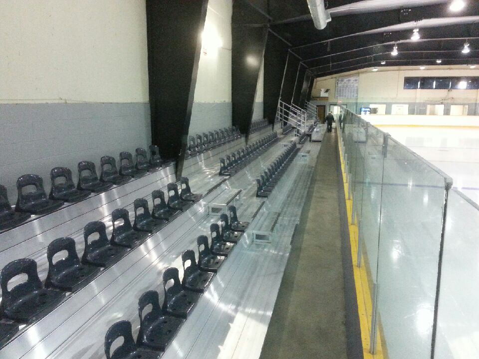 New Arena Bleachers for the Massey & District Community Centre