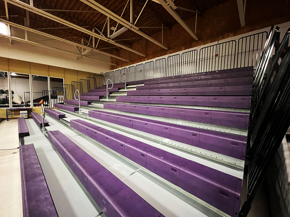 Telescopic Bleacher Upgrades for MacKenzie High School