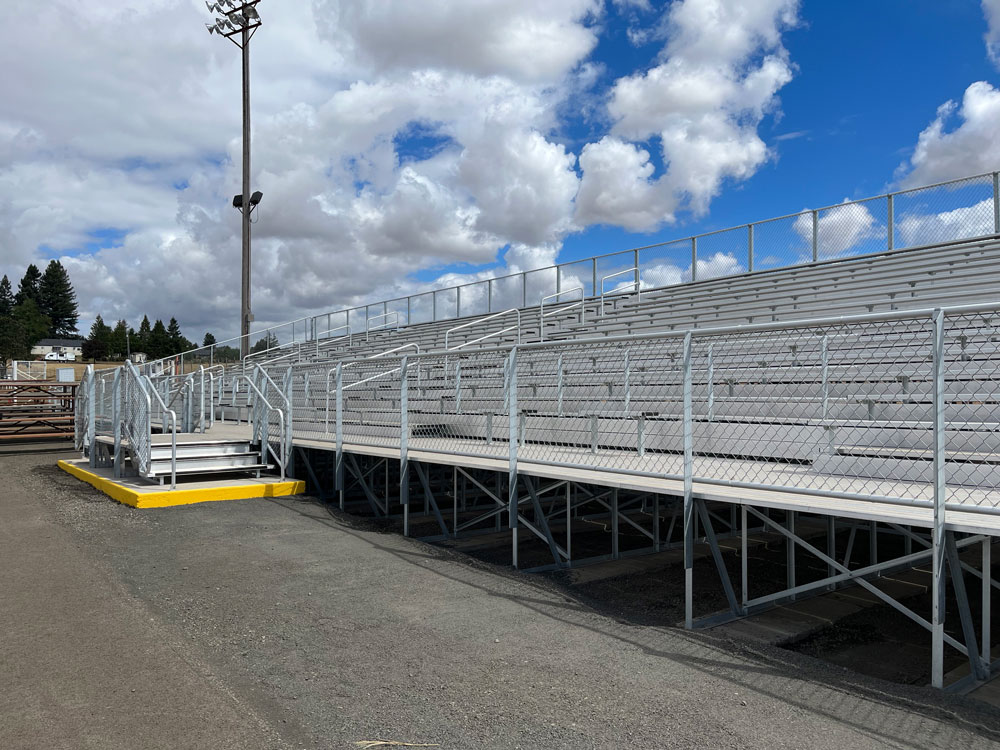 New Grandstand for 1,300 Spectators In Sublimity, Oregon