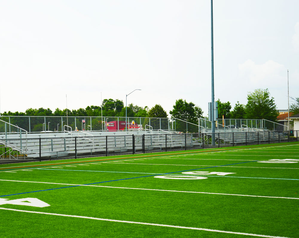 New Custom Bleachers for Maryland's Tucker Field