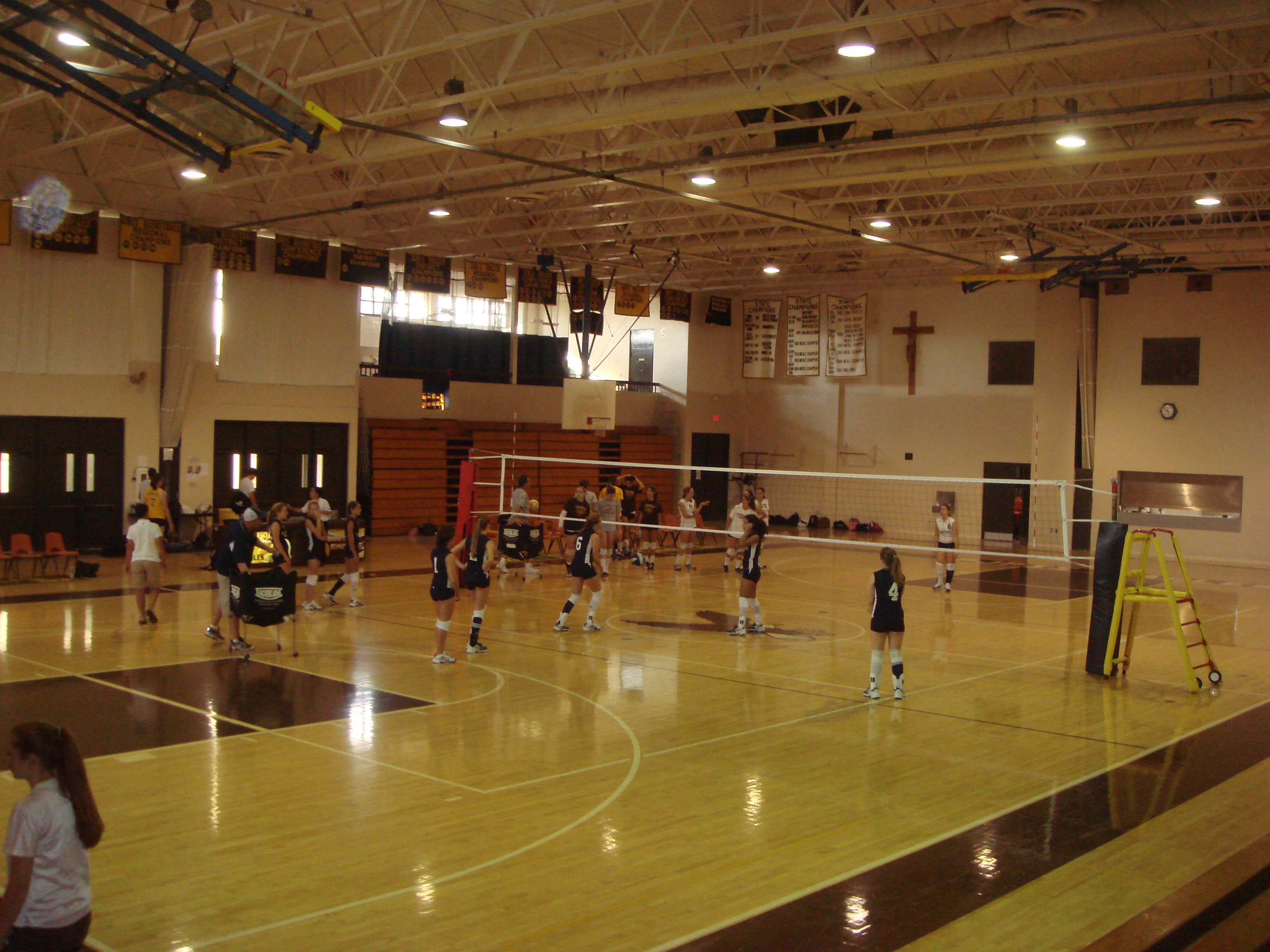 Utilizing Concealed Floor Sockets for Indoor Volleyball Systems